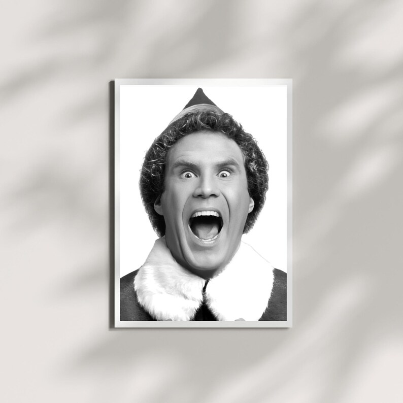 Funny Christmas Movie Art Prints: Elf & Home Alone (digital Download ...