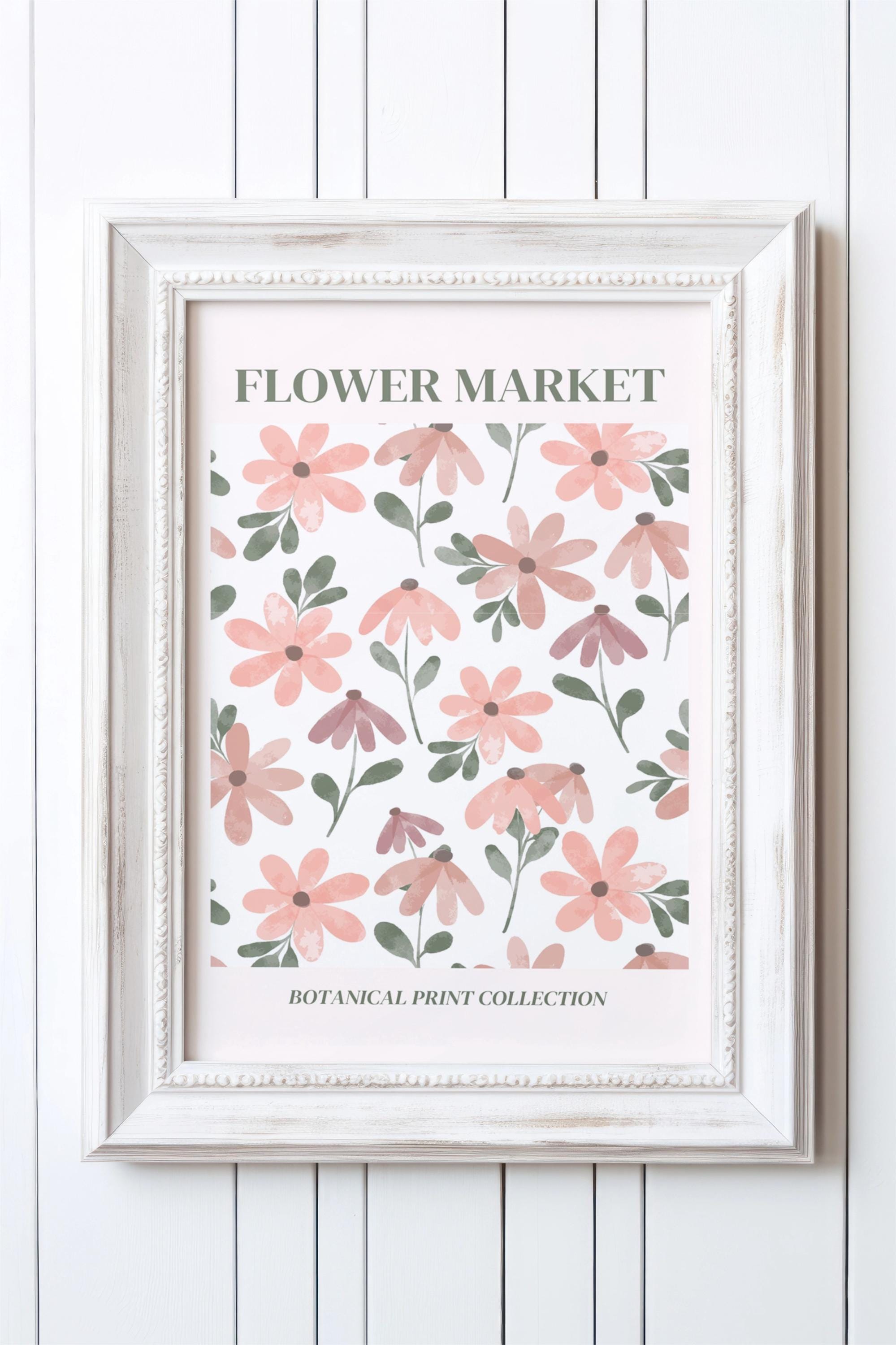 Flower Market Poster, Flower Market Prints, Digital Download, London ...
