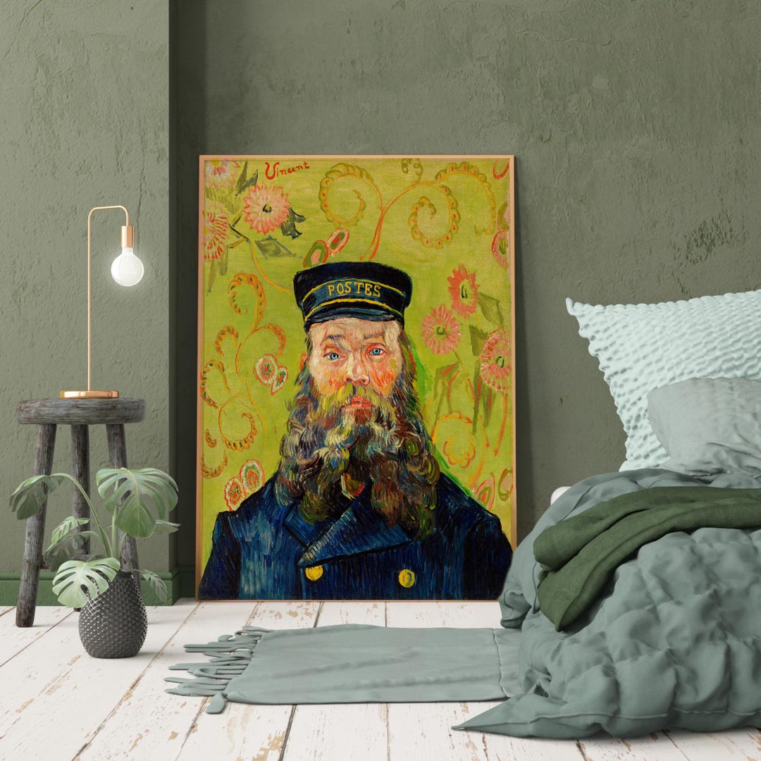 Van Gogh 'the Postman' Print: Vintage Portrait Art (digital Download ...