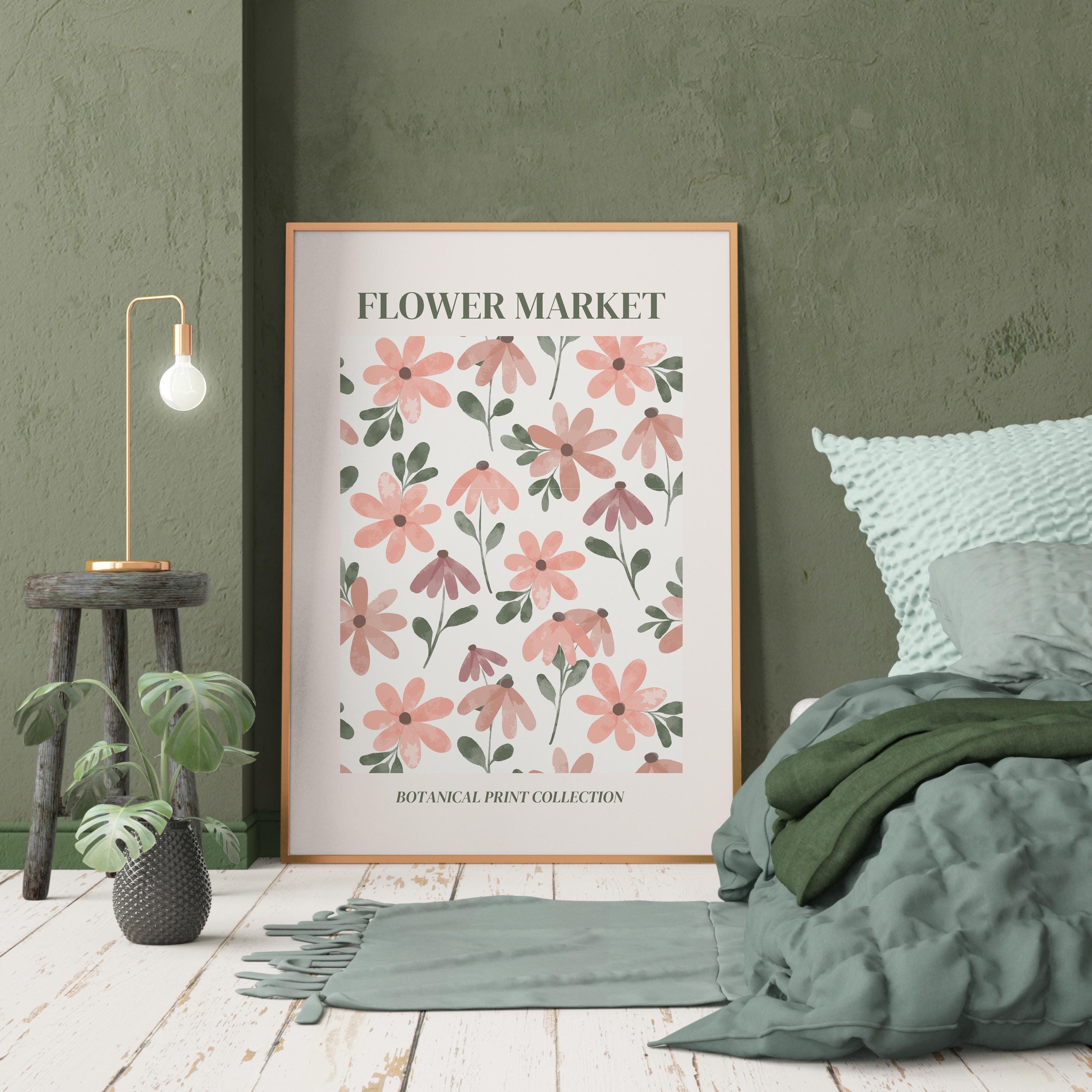 Flower Market Poster, Flower Market Prints, Digital Download, London ...