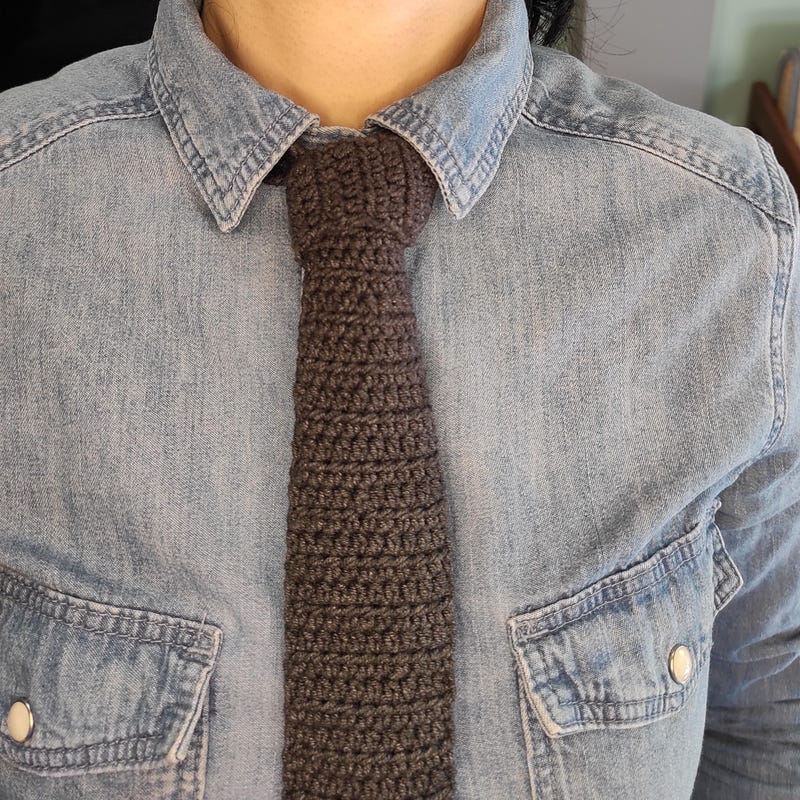 Crochet Necktie - Etsy