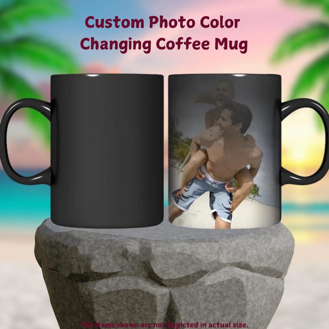 Mug Color Changing - Custom Photo Magic Mug | Appearing Coffee Gift for Her & Him | Unique ...