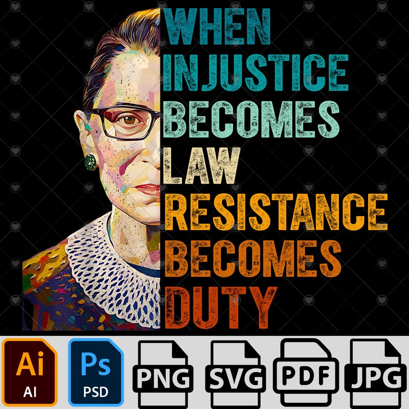 Ruth Bader Ginsburg Art - Etsy