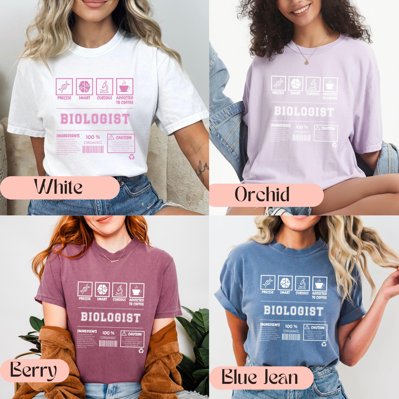 Comfort Colors® Biologist Shirt | Funny Biology Gift | STEM Lab Life ...