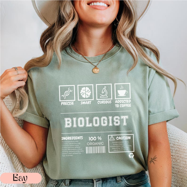 Comfort Colors® Biologist Shirt | Funny Biology Gift | STEM Lab Life ...