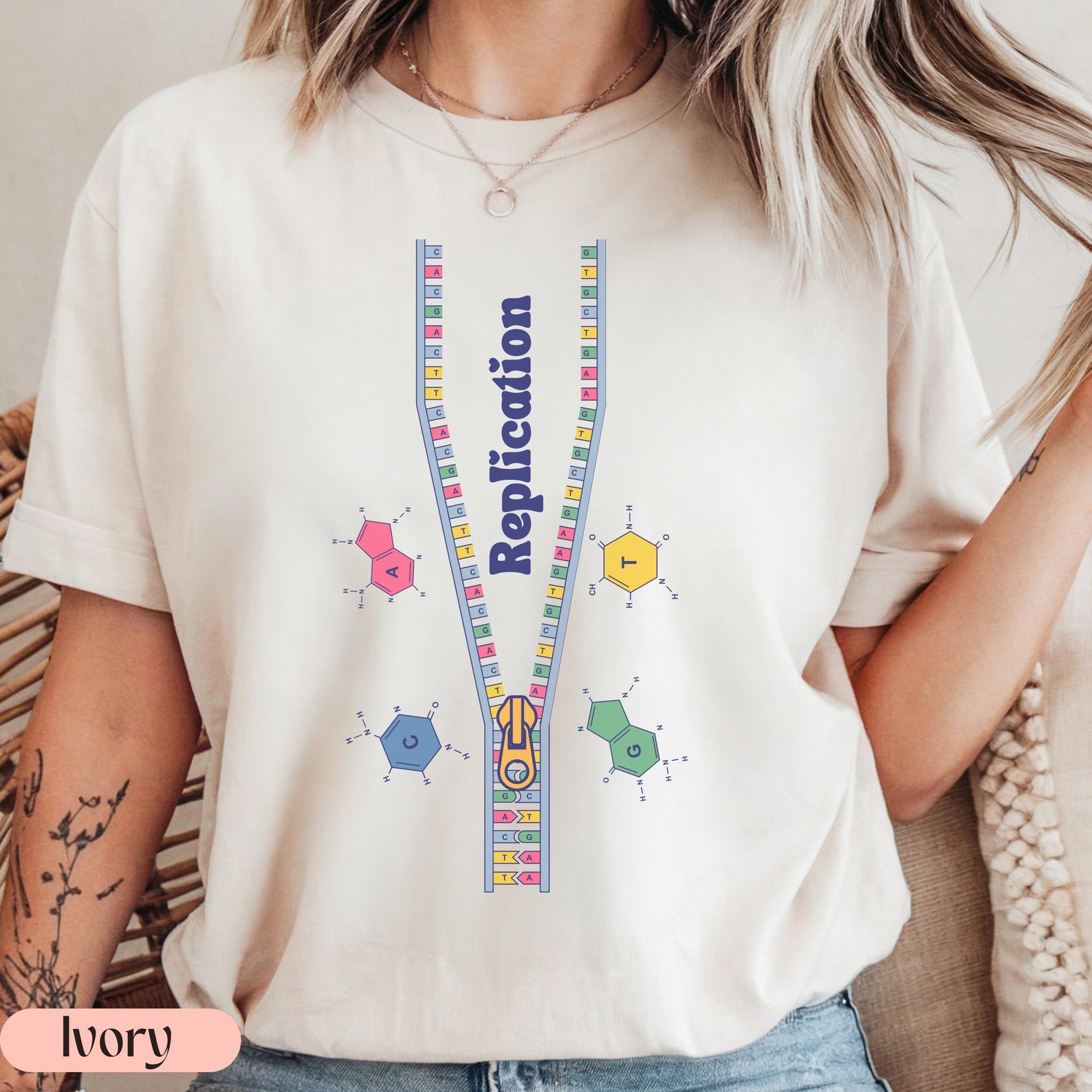 DNA Replication Shirt | Geneticist Gift | Biology Student Tee | Science ...