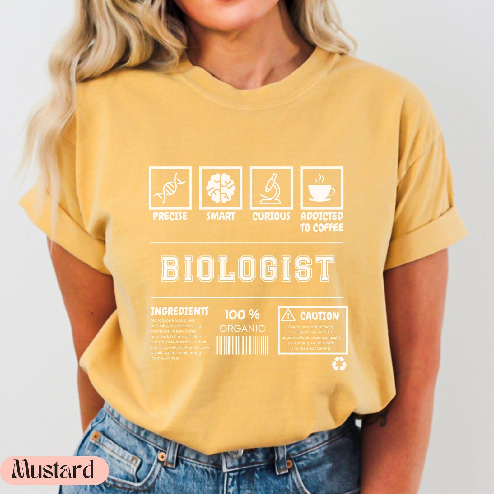 Comfort Colors® Biologist Shirt | Funny Biology Gift | STEM Lab Life ...