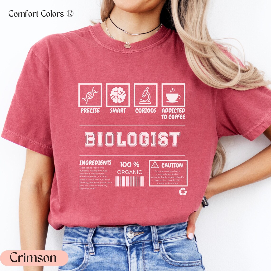 Comfort Colors® Biologist Shirt | Funny Biology Gift | STEM Lab Life ...