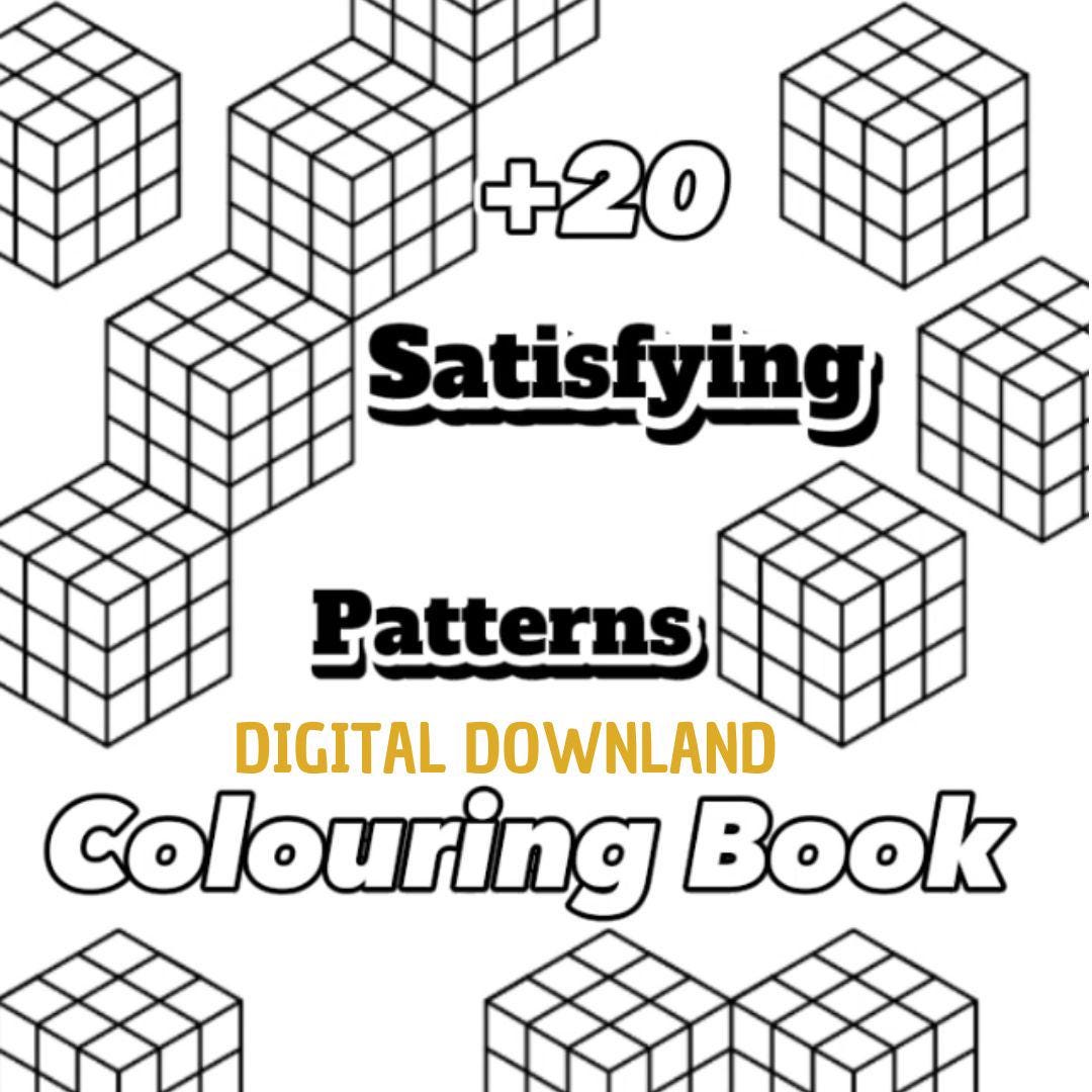 Satisfying Patterns Colouring Book- Digital Downland - Etsy