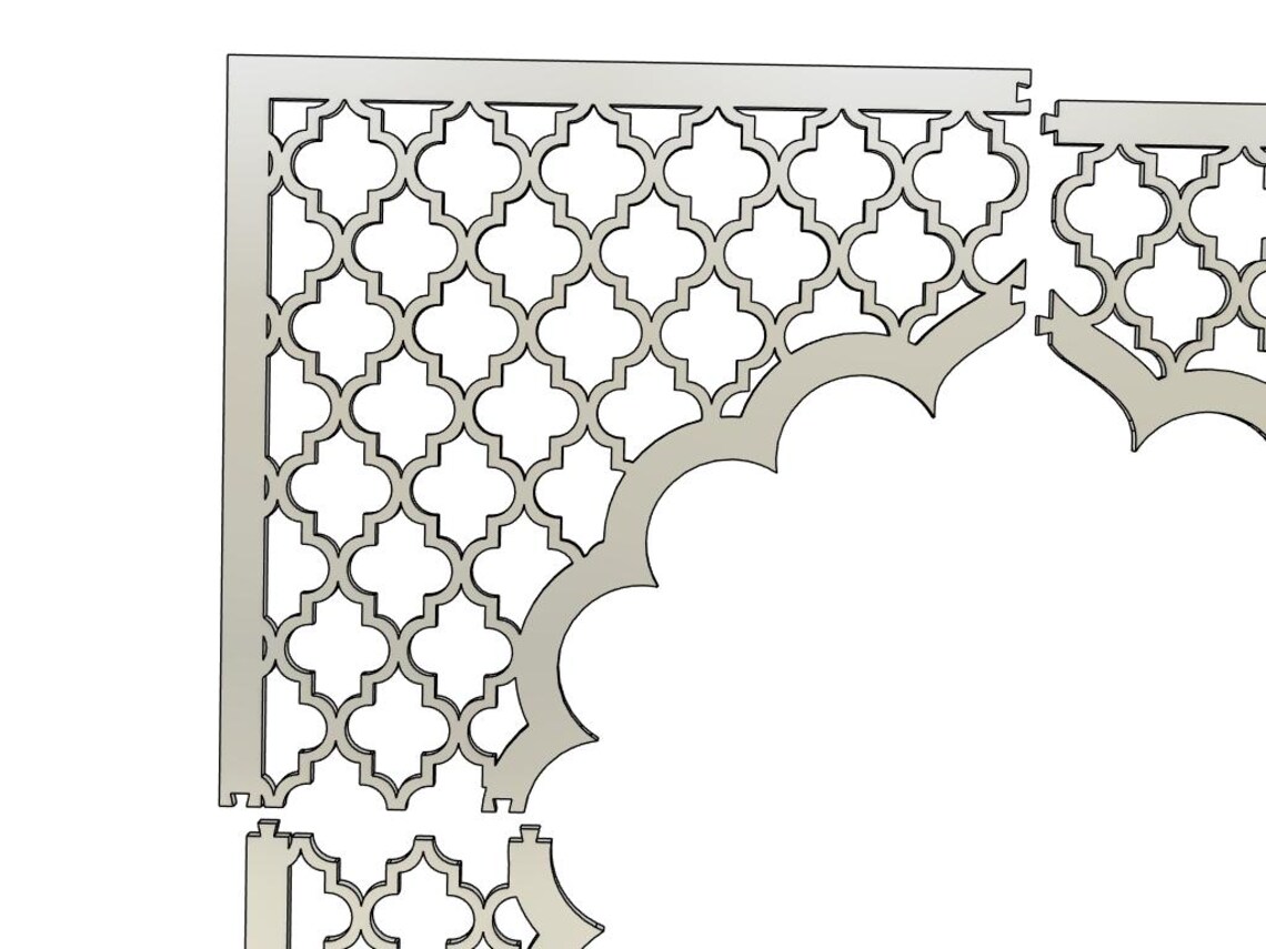 Islamic Mihrab Arch Wall Panel: Laser Cut CNC Design (digital Download ...