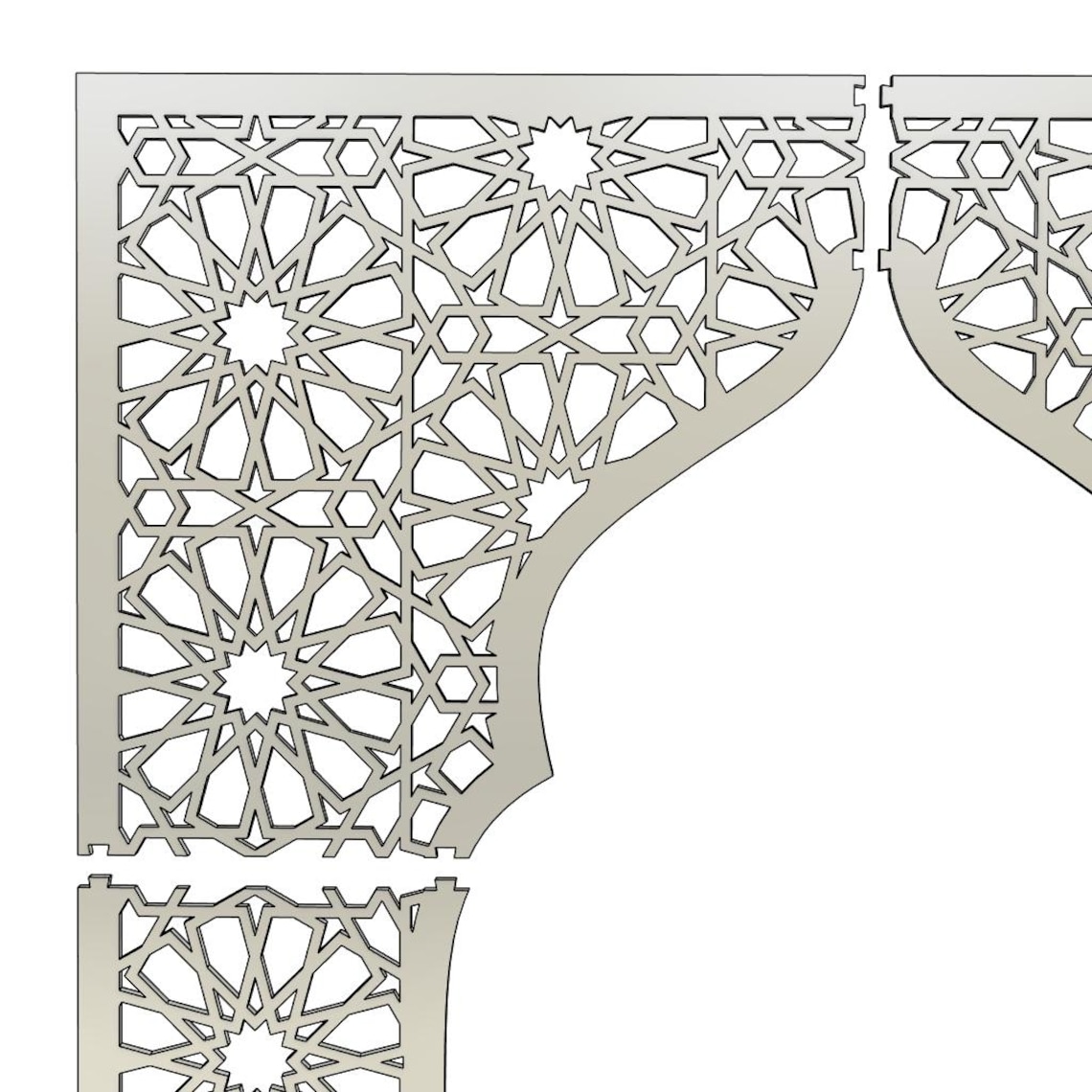 Islamic Mihrab Arch Wall Panel: Laser Cut CNC Design (digital Download ...