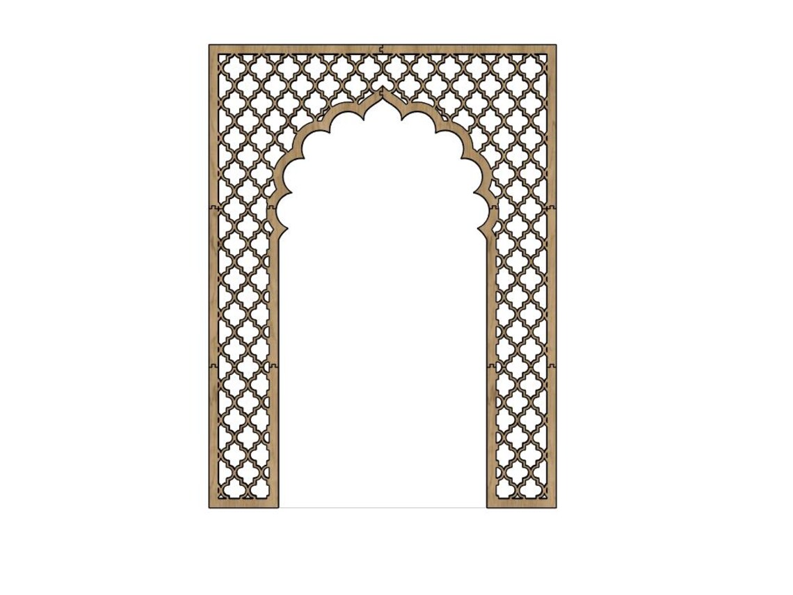 Islamic Mihrab Arch Wall Panel: Laser Cut CNC Design (digital Download ...