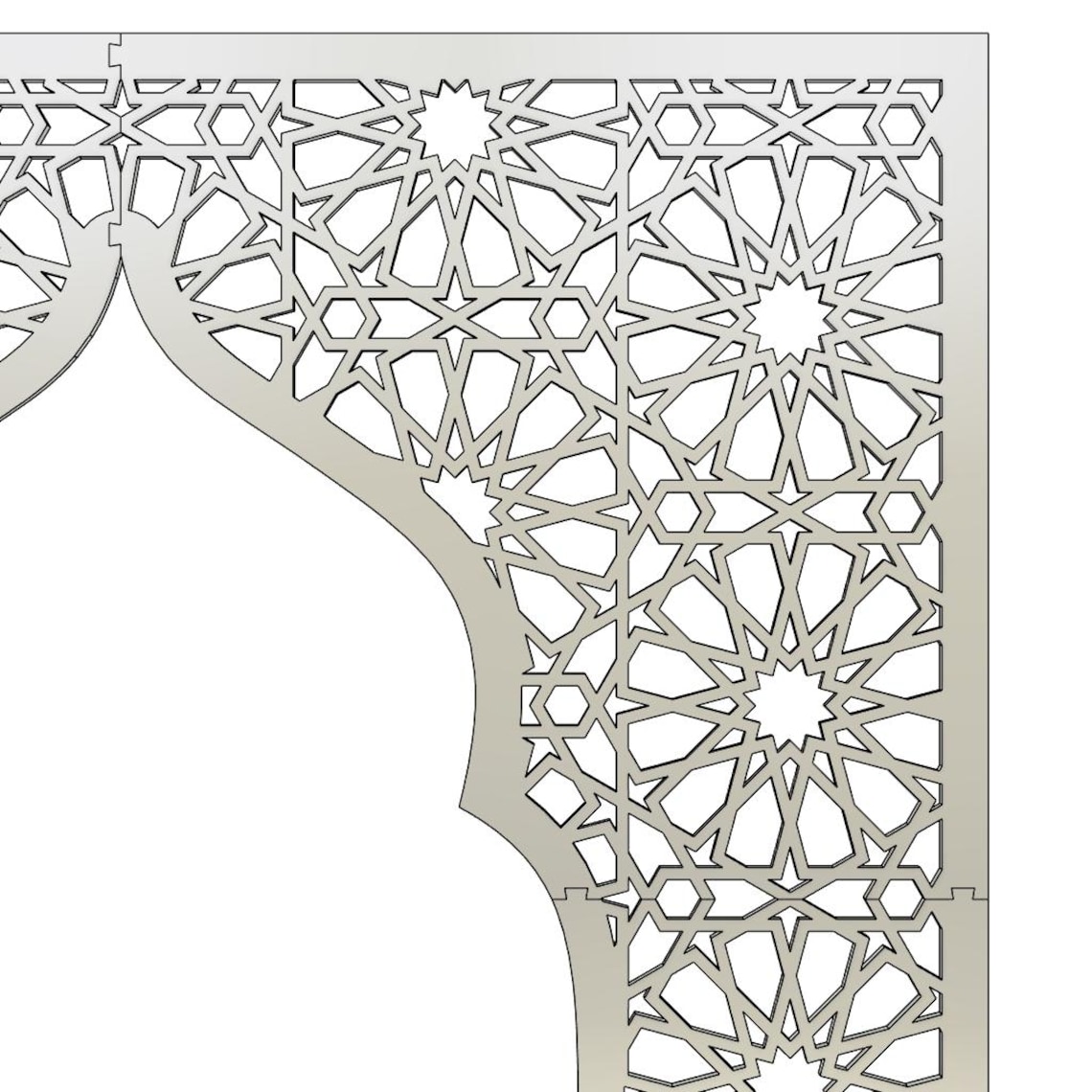 Islamic Mihrab Arch Wall Panel: Laser Cut CNC Design (digital Download ...