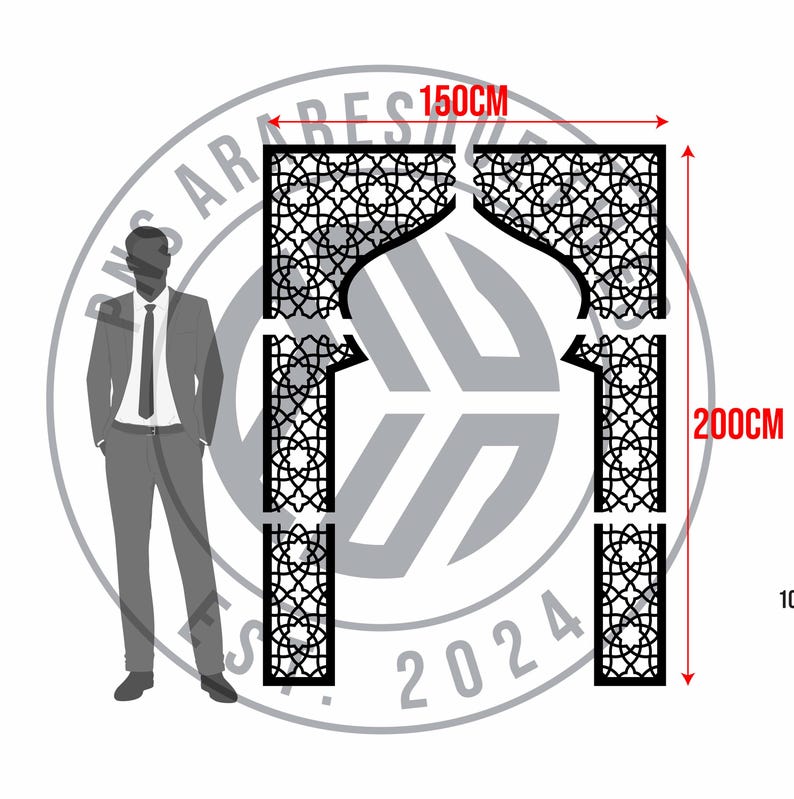 Islamic Mihrab Arch Wall Panel: Laser Cut CNC Design (digital Download ...