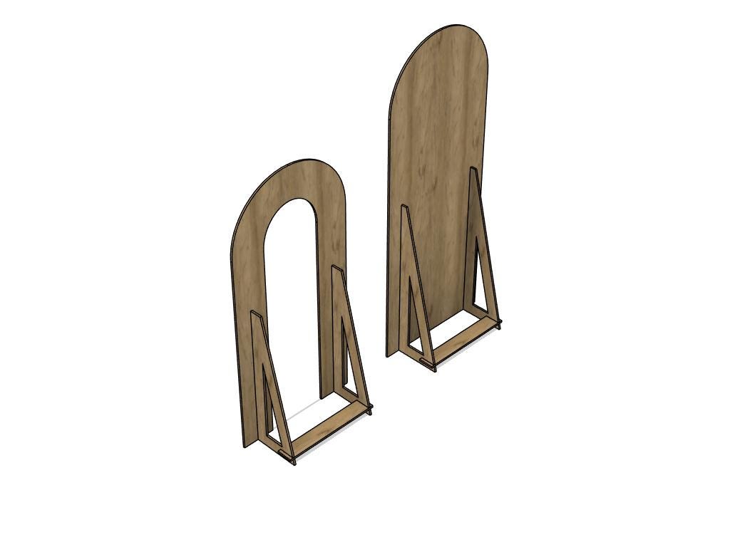 Modern Arch Backdrop Stand With Foldable Legs for Laser Cutting ...