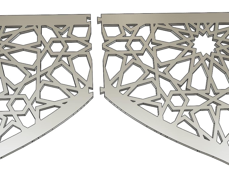 Islamic Mihrab Arch Wall Panel Laser Cut CNC File (digital Download, 2m ...