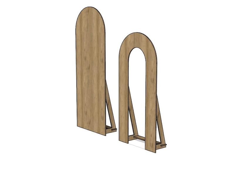 Modern Arch Backdrop Stand With Foldable Legs for Laser Cutting ...