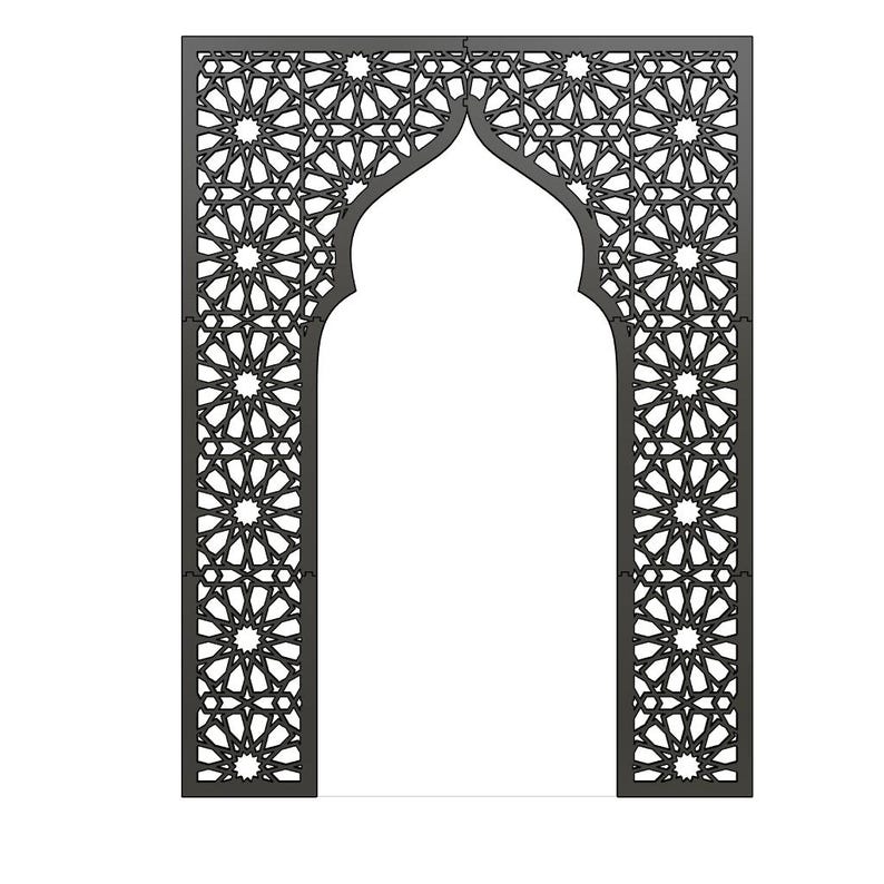 Islamic Mihrab Arch Wall Panel: Laser Cut CNC Design (digital Download ...