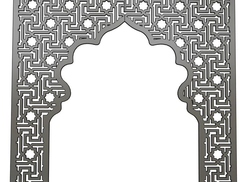 Islamic Mihrab Arch Wall Panel: Laser Cut CNC Design (digital Download ...