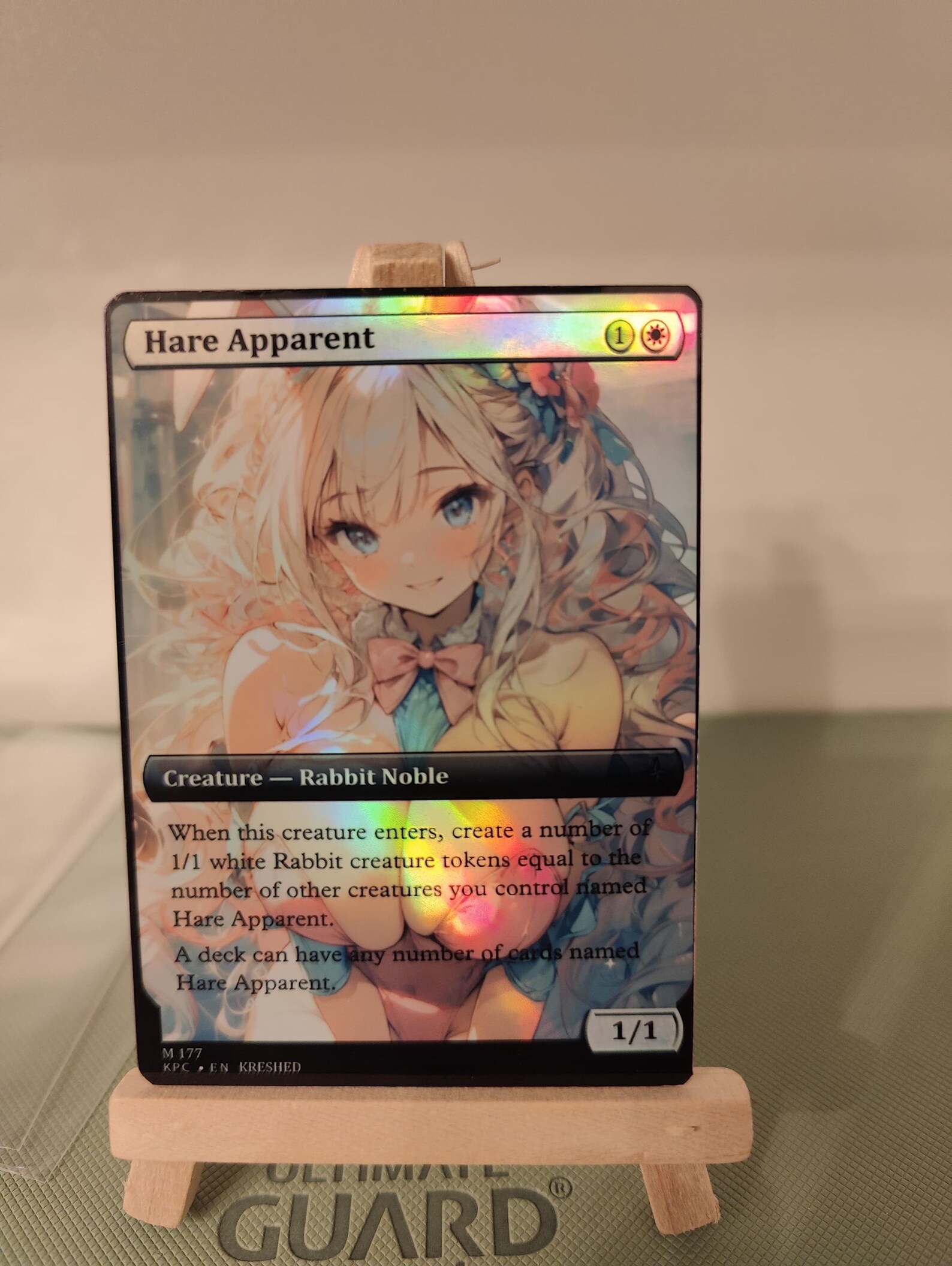 Thoughtseize, Waifu Foil Proxy - Etsy