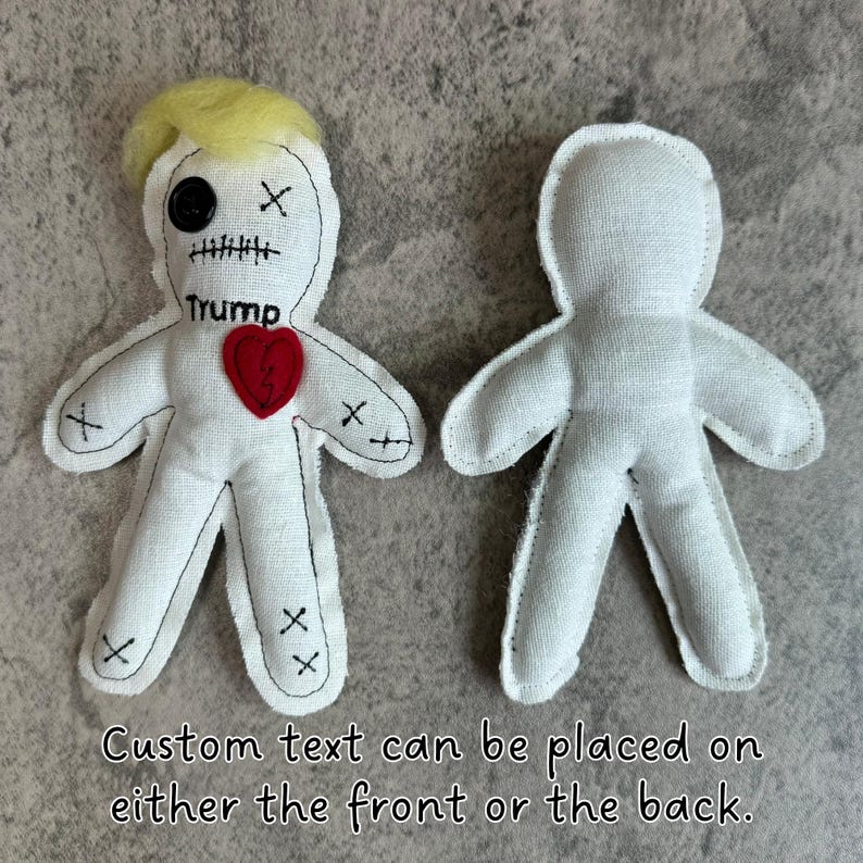 Custom Name Voodoo Doll: Funny Cotton Linen Gag Gift - Etsy