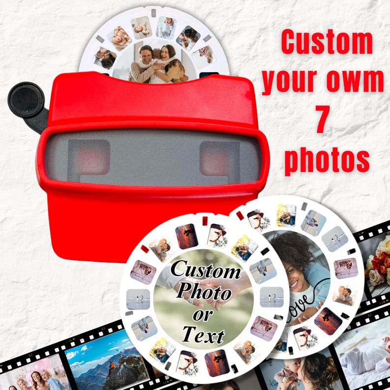 Custom View-master Reel: Personalized Photo Gift for Family Memories - Etsy