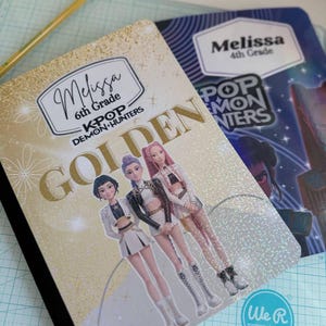 Custom K-pop Demon Hunters HUNTRIX Composition Notebook - Etsy