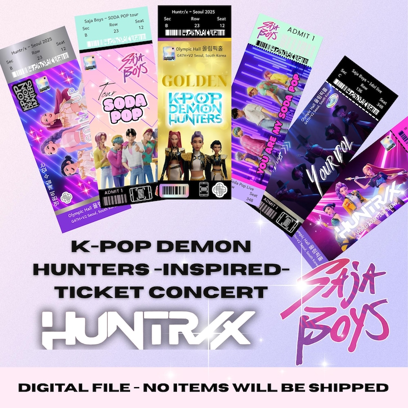 Kpop Demon Hunters Bookmark - Etsy
