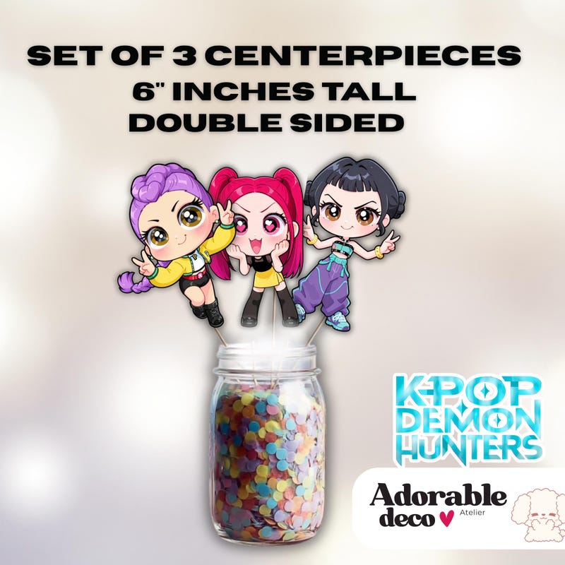 Kpop Demon Hunter Cutouts - Etsy