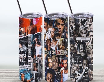 Xxxtentacion Tumbler 20 Oz Skinny | Stitch | Tumbler Sublimation ...