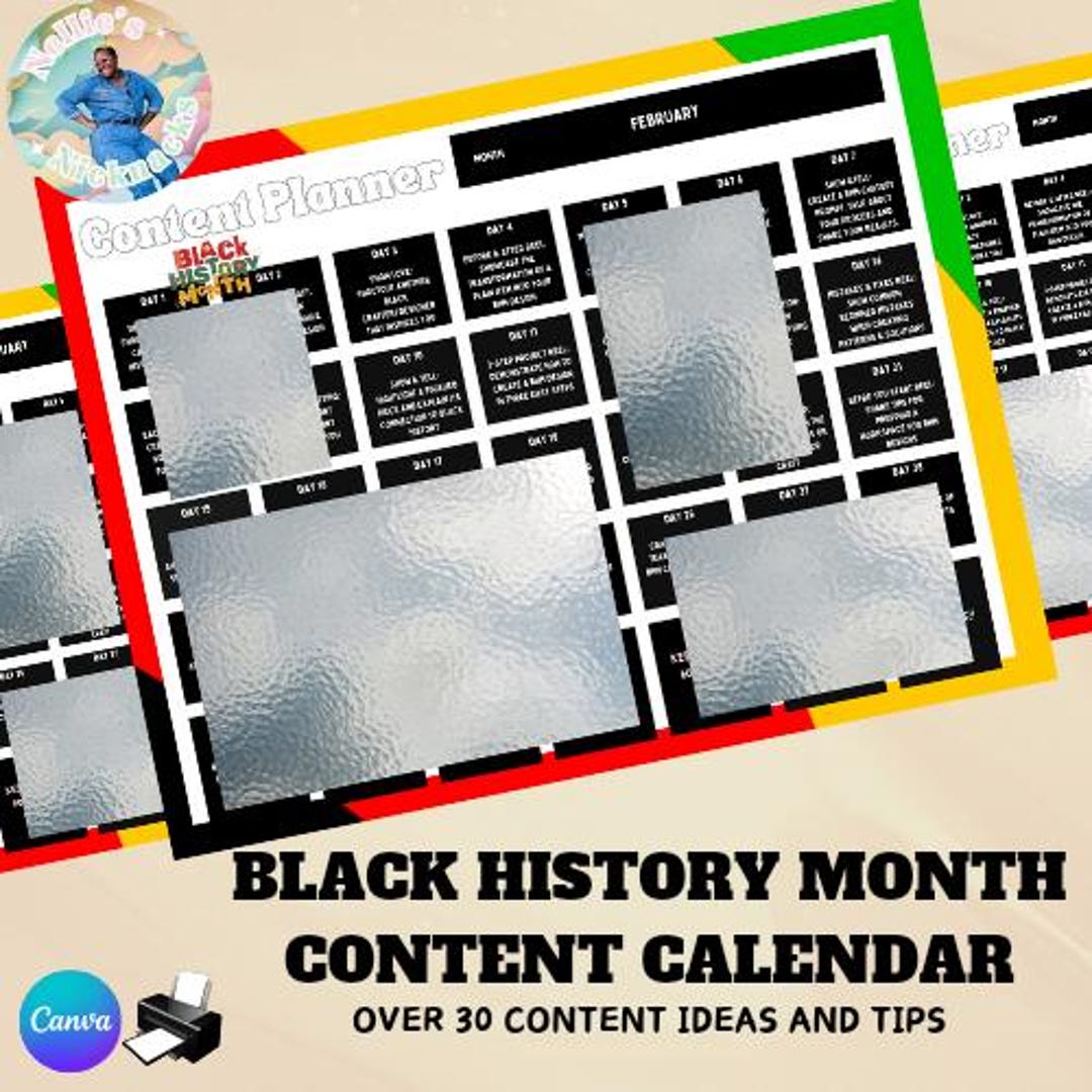 Black History Month Content Calendar | 30 Content Ideas and Tips ...