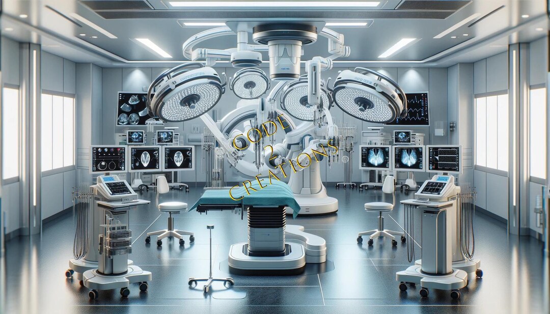 State-of-the-art Robotic Operating Room With Futuristic Equipment - Etsy