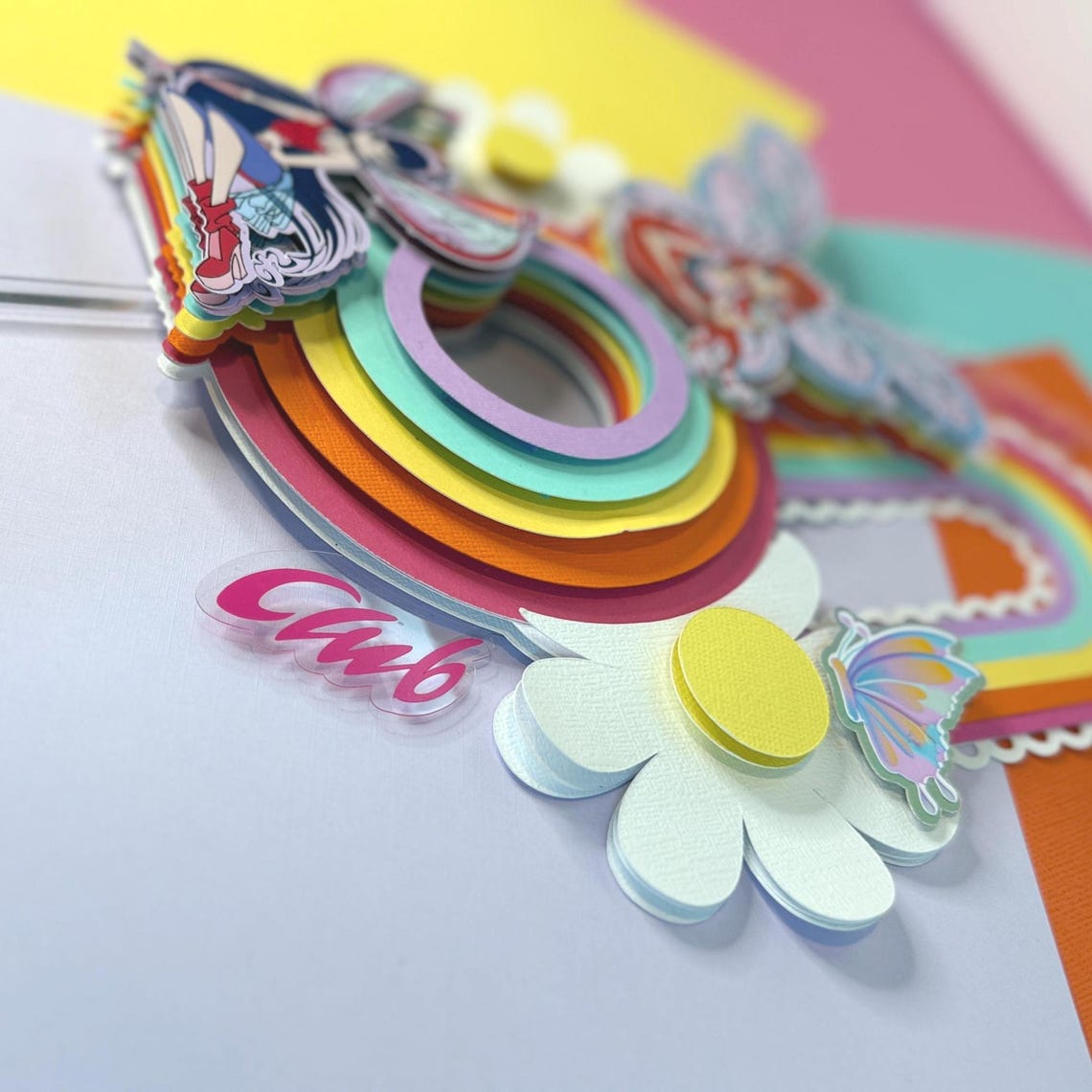 Winx Club Cake Topper 3D Rainbow Fairy Birthday Party Decor - Etsy