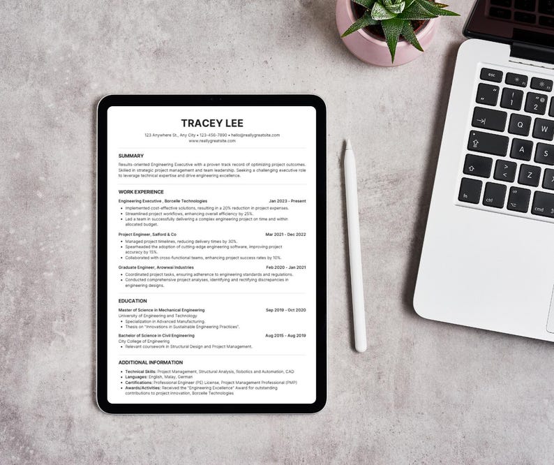 Canva Resume Template | Resume Template | Modern | CV Resume | Resume ...