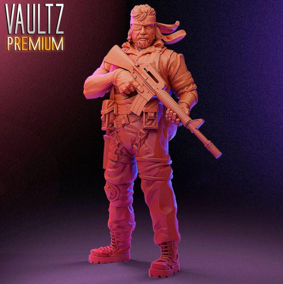 Venom Snake Resin Tabletop Miniature/figurine 32mm/75mm - Metal Gear ...