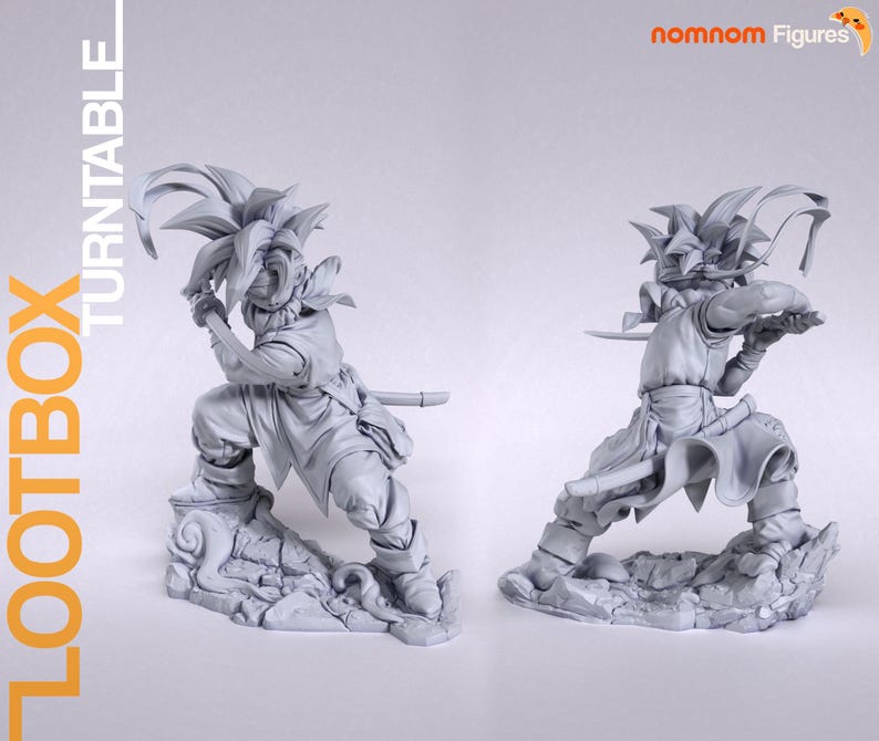 Crono 1/10 Scale Figure - Chrono Trigger | UNPAINTED | Nomnom Figures ...