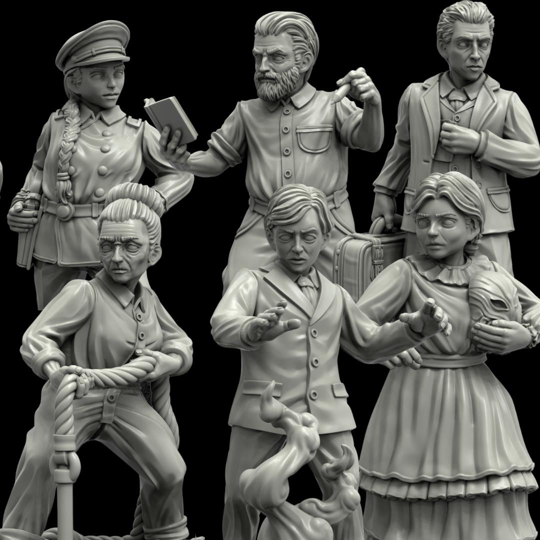 Full Investigator Set Lovecraft Tabletop Resin Miniature - Twilight of ...
