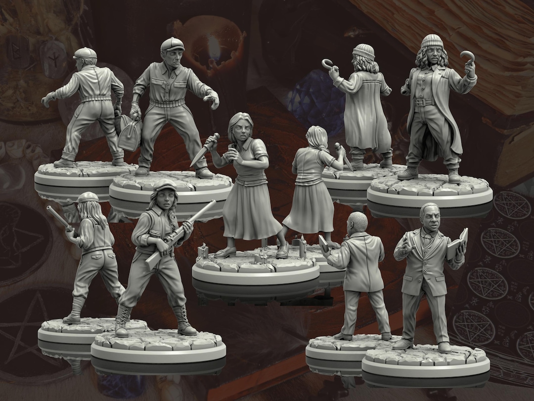 Investigators Lovecraft Tabletop Resin Miniature - Beneath the Mortal ...
