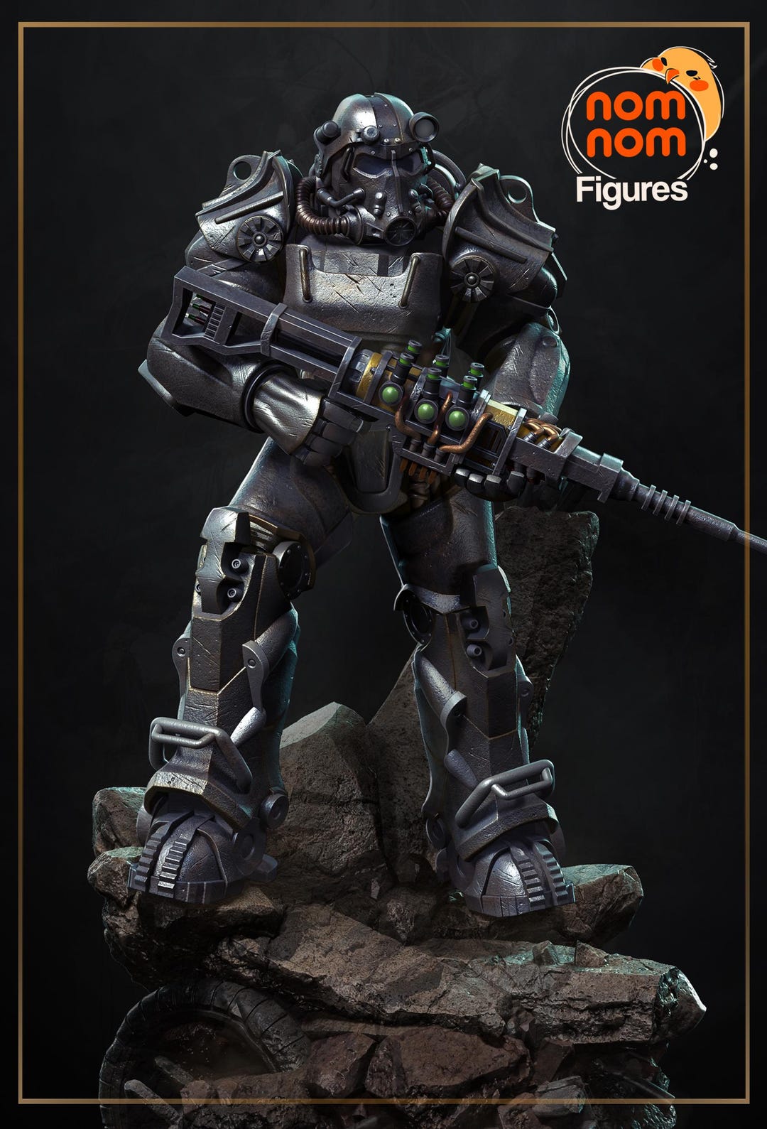 T-60 Power Armor Resin Model Kit 75mm Scale - Fallout | UNPAINTED ...