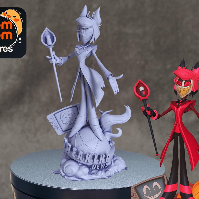 Hazbin Hotel Vox Figures - Etsy