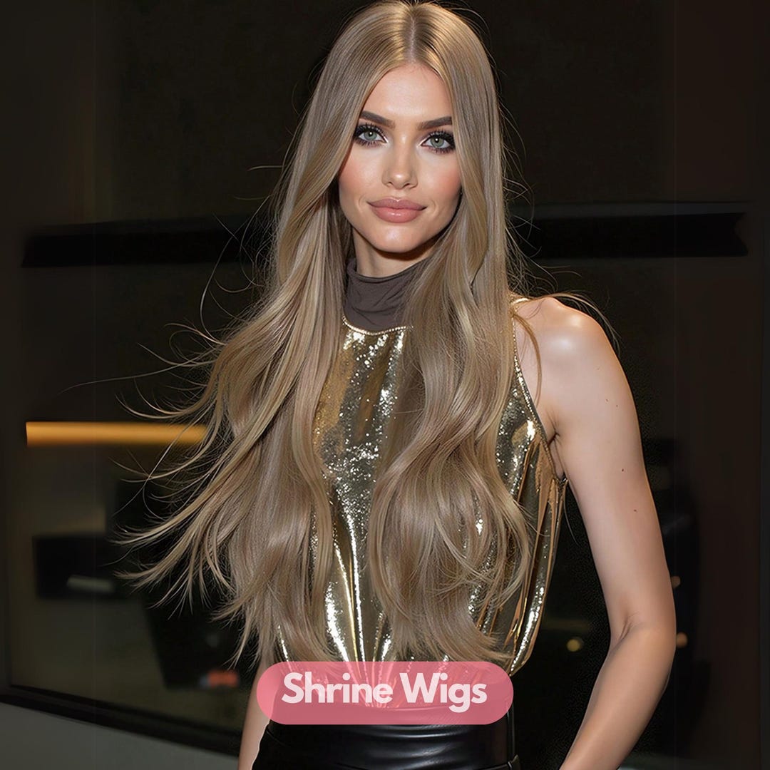 26 Inch Long Blonde Wigs, Woman Wigs, Blonde Wigs, Blonde Hair, Wavy Wigs, Natural Wigs, Hair ...