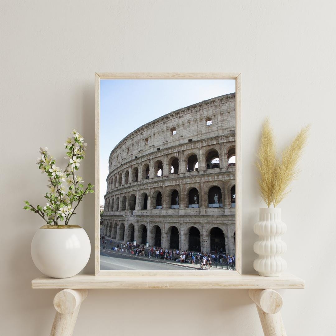 Rome Colosseum Digital Print - Instant Download High Resolution - Etsy