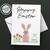 Easter Bunny Footprint Printable Card DIY Art Project Kids Craft ...