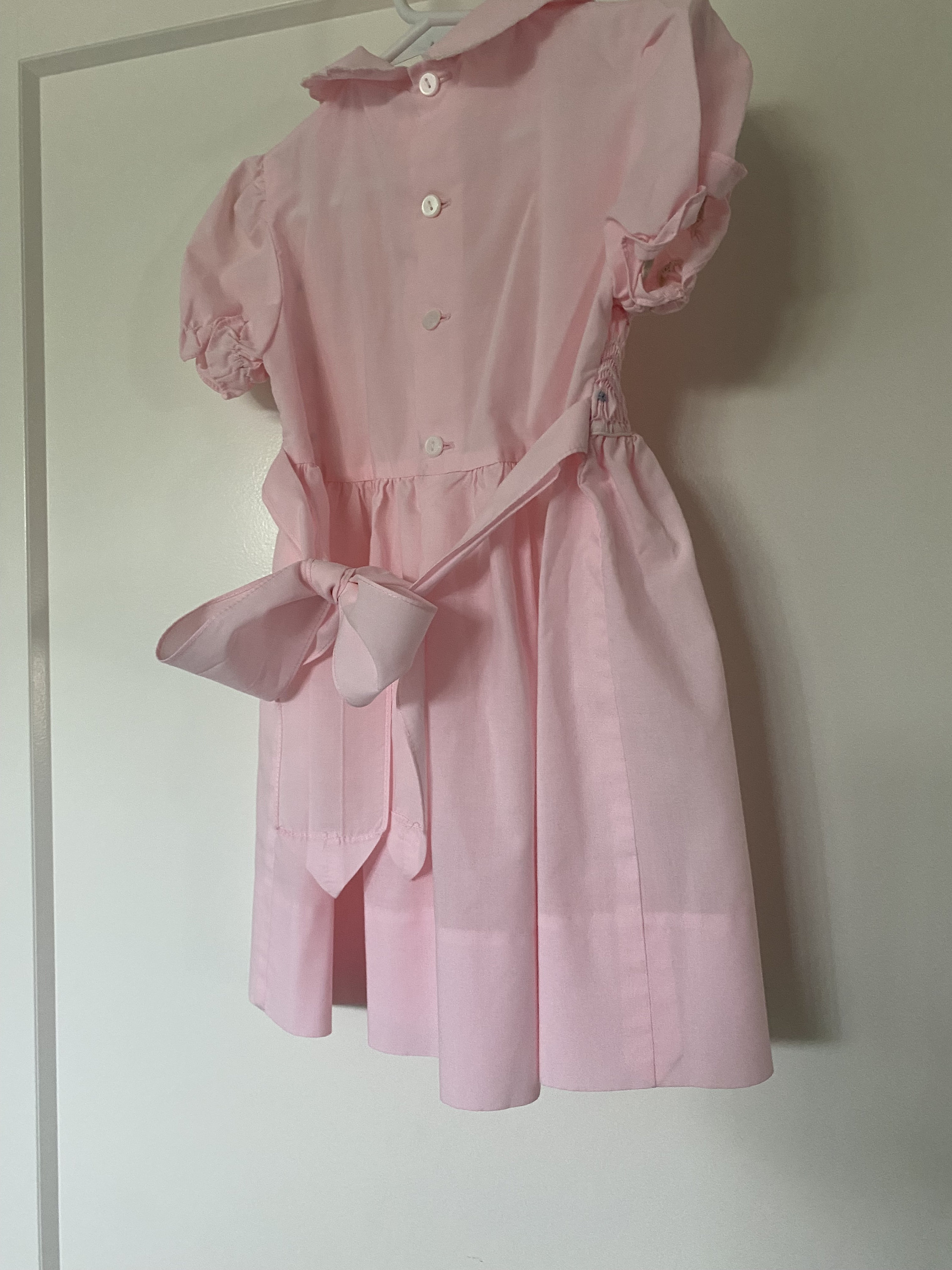 Toddler Smocked Pink Dress - Etsy