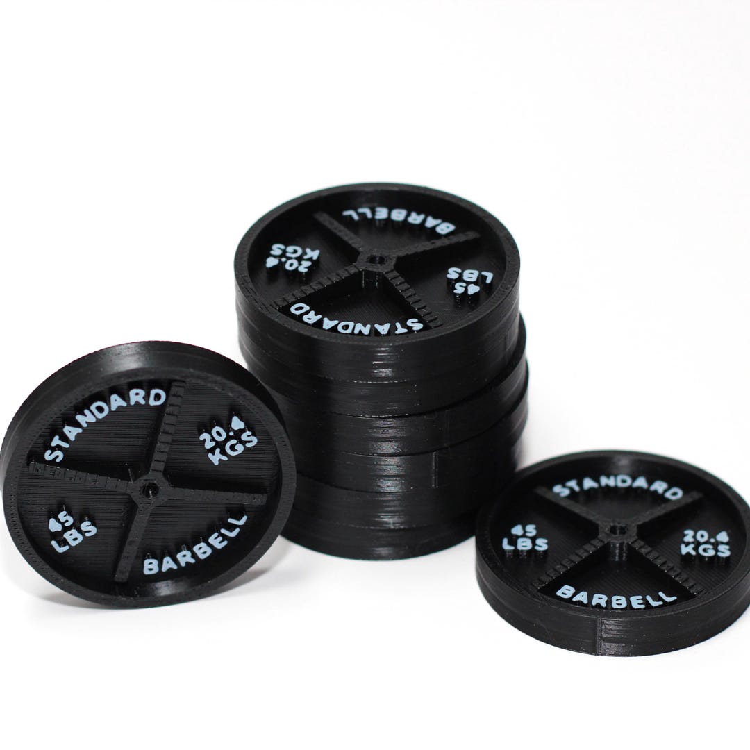 Barbell Weight Magnet, Gym Magnet, Fitness Gift, Workout Gift, 45lb ...