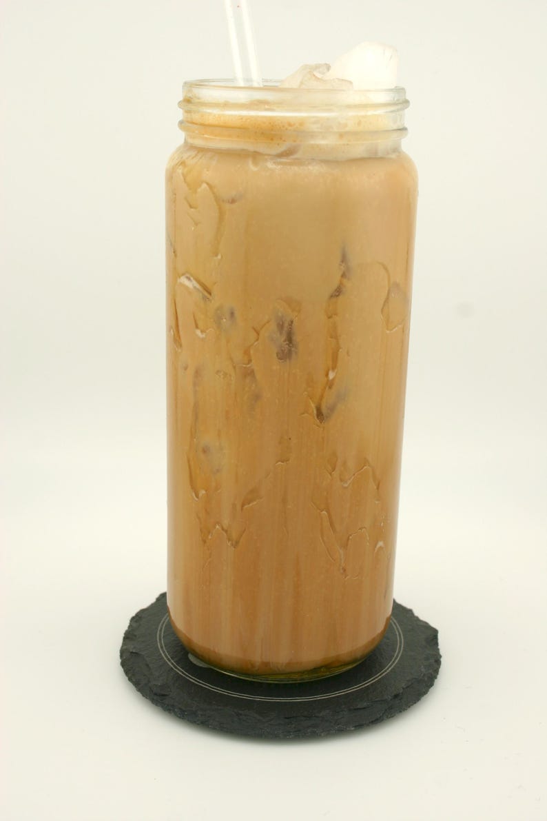 Customized Laser Engraved Circle Slate Coaster - Etsy