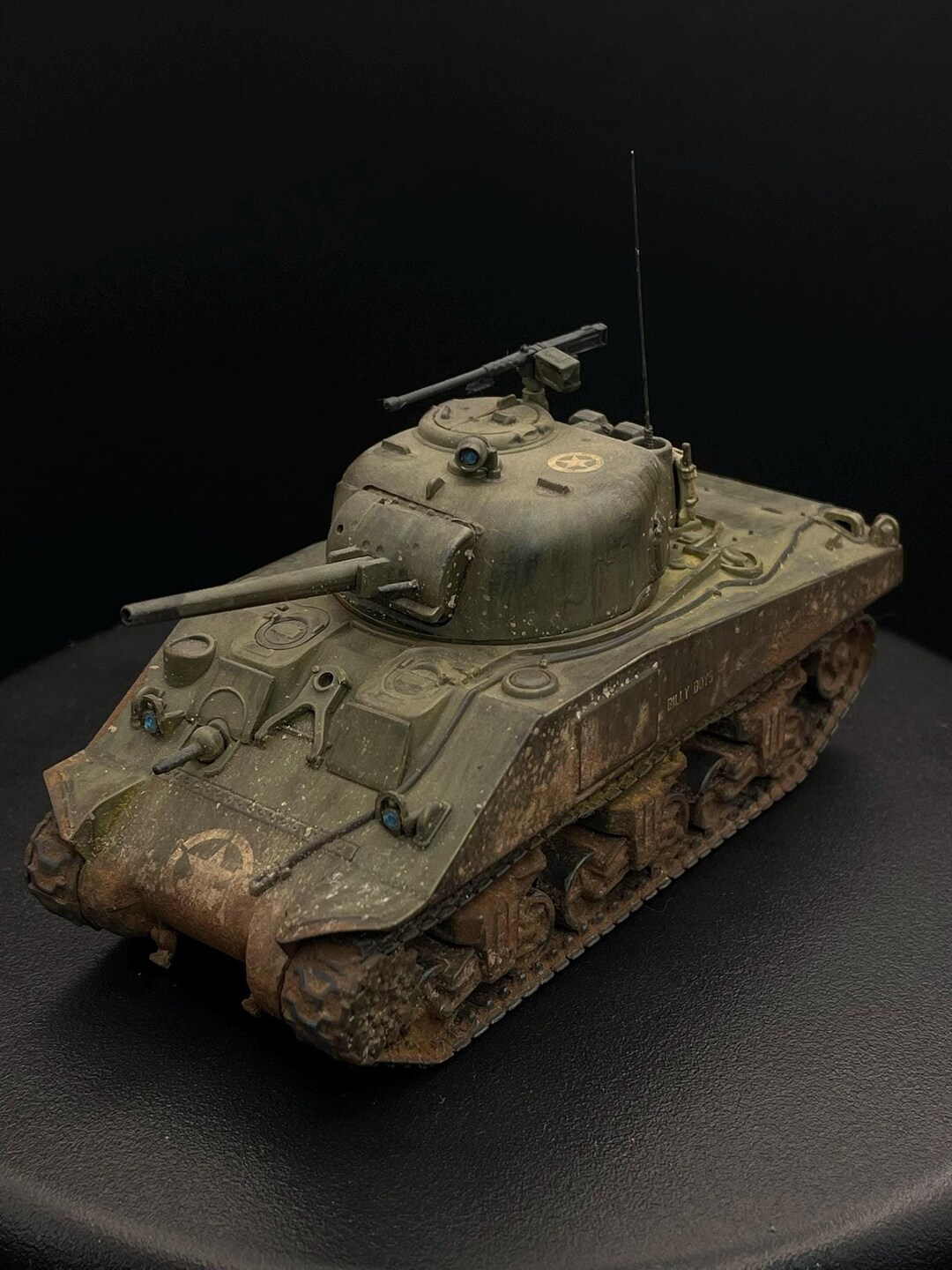 1/56 M4 (75) Sherman Tank. Propainted Ready to Join Your Army. Bolt ...