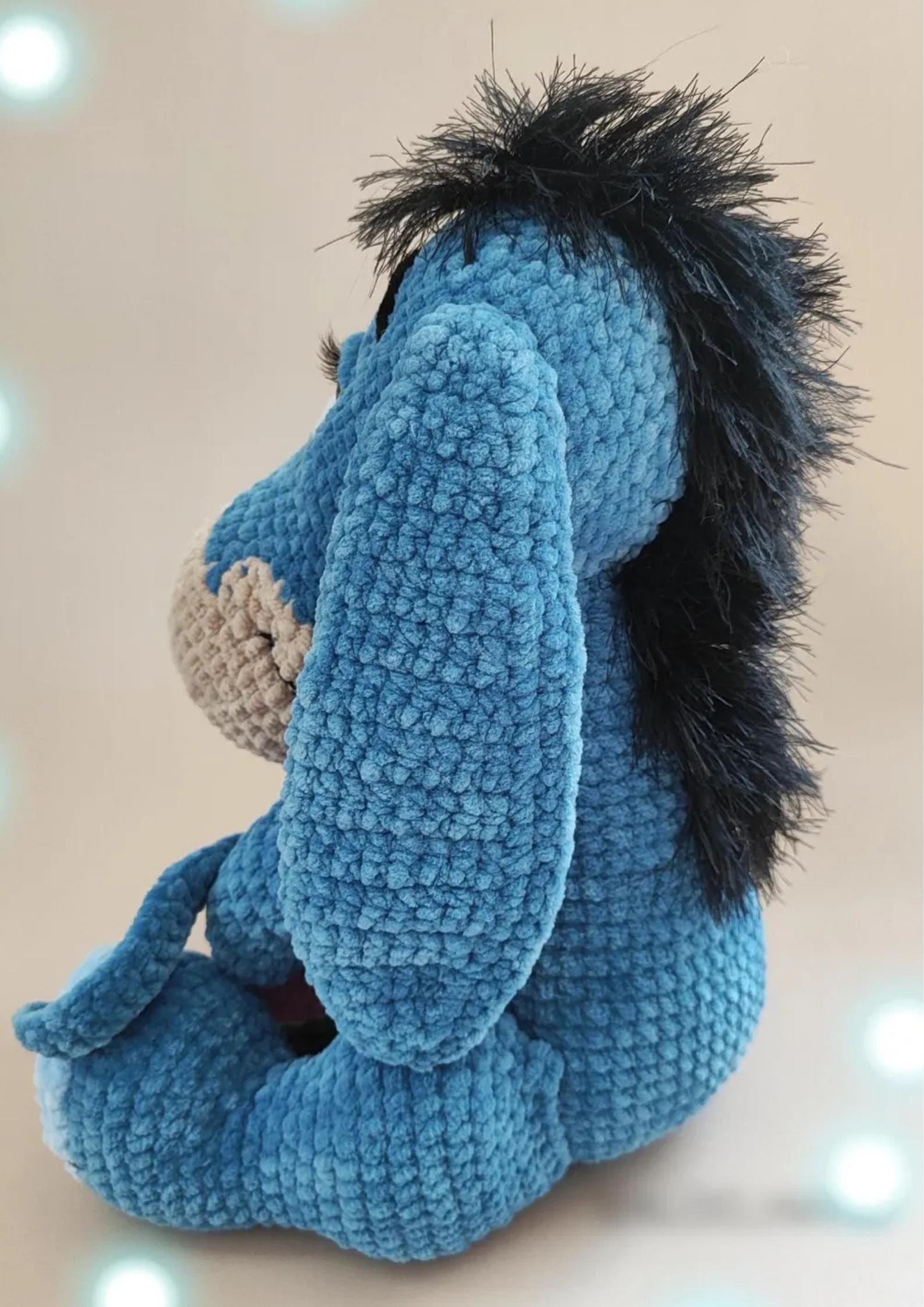 Eeyore Crochet Pattern – Donkey Amigurumi PDF – Plush Soft Toy DIY ...
