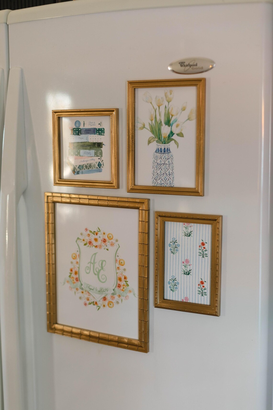 Magnetic & Wall Picture Frames - Gallery Set of 4 (8x10", 5x7", 4x6 ...