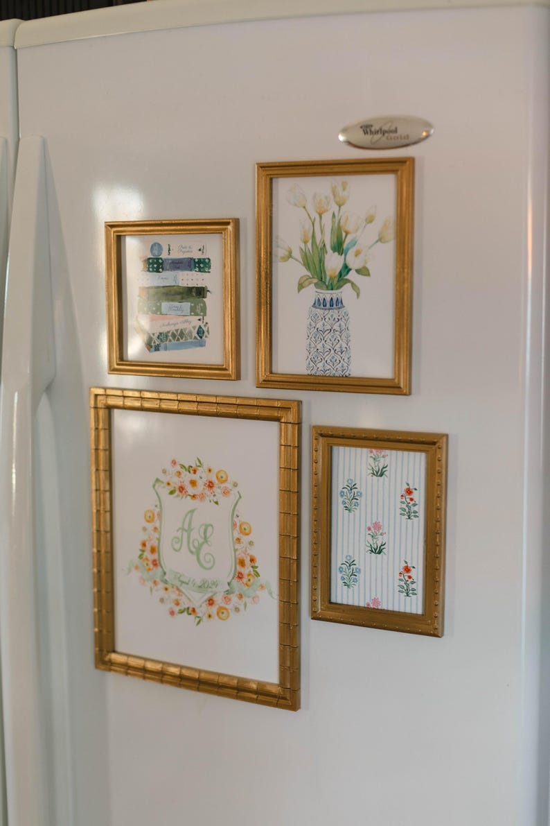 Magnetic & Wall Picture Frames - Gallery Set of 4 (8x10", 5x7", 4x6 ...